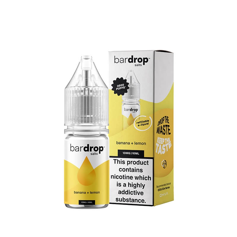 Drop Bar Drop Salts Banana Lemon 10ml Nic Salt | Vapestore UK