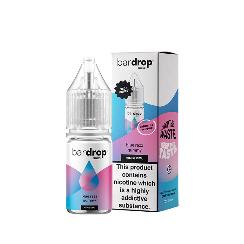 Drop Bar Drop Salts Blue Razz Gummy 10ml Nic Salt | Vapestore UK