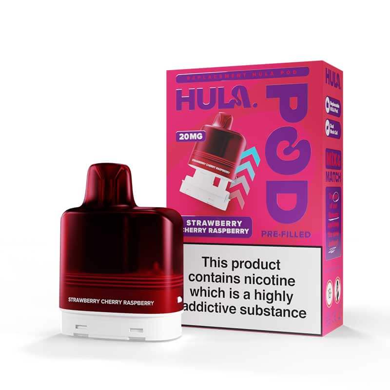 Hula 7000 Strawberry Cherry Raspberry Prefilled Refill Pod – 20mg ...