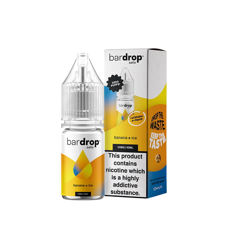 Drop Bar Drop Salts Banana Ice 10ml Nic Salt | Vapestore UK